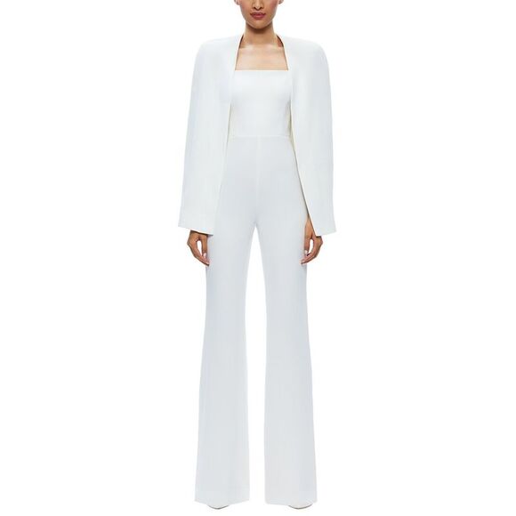 Alice + Olivia | Dresses | Alice Olivia Nova Cape Jumpsuit | Poshmark